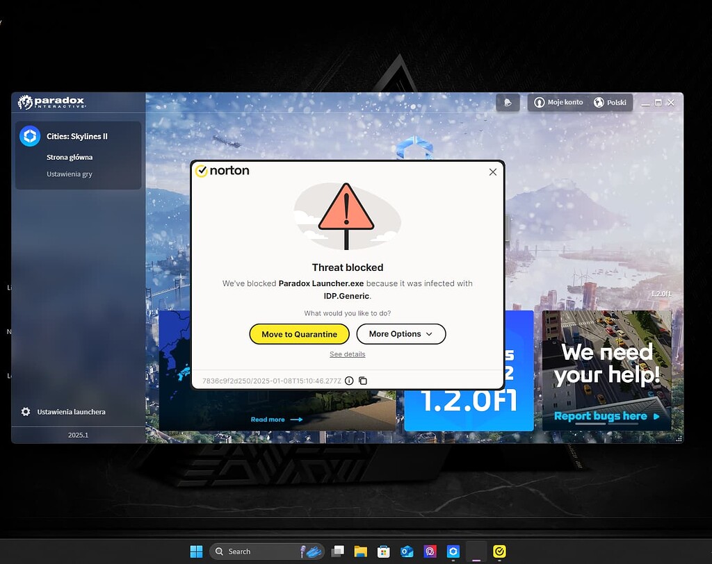 IDP.Generic false detected - Norton 360 for Windows - Norton Community